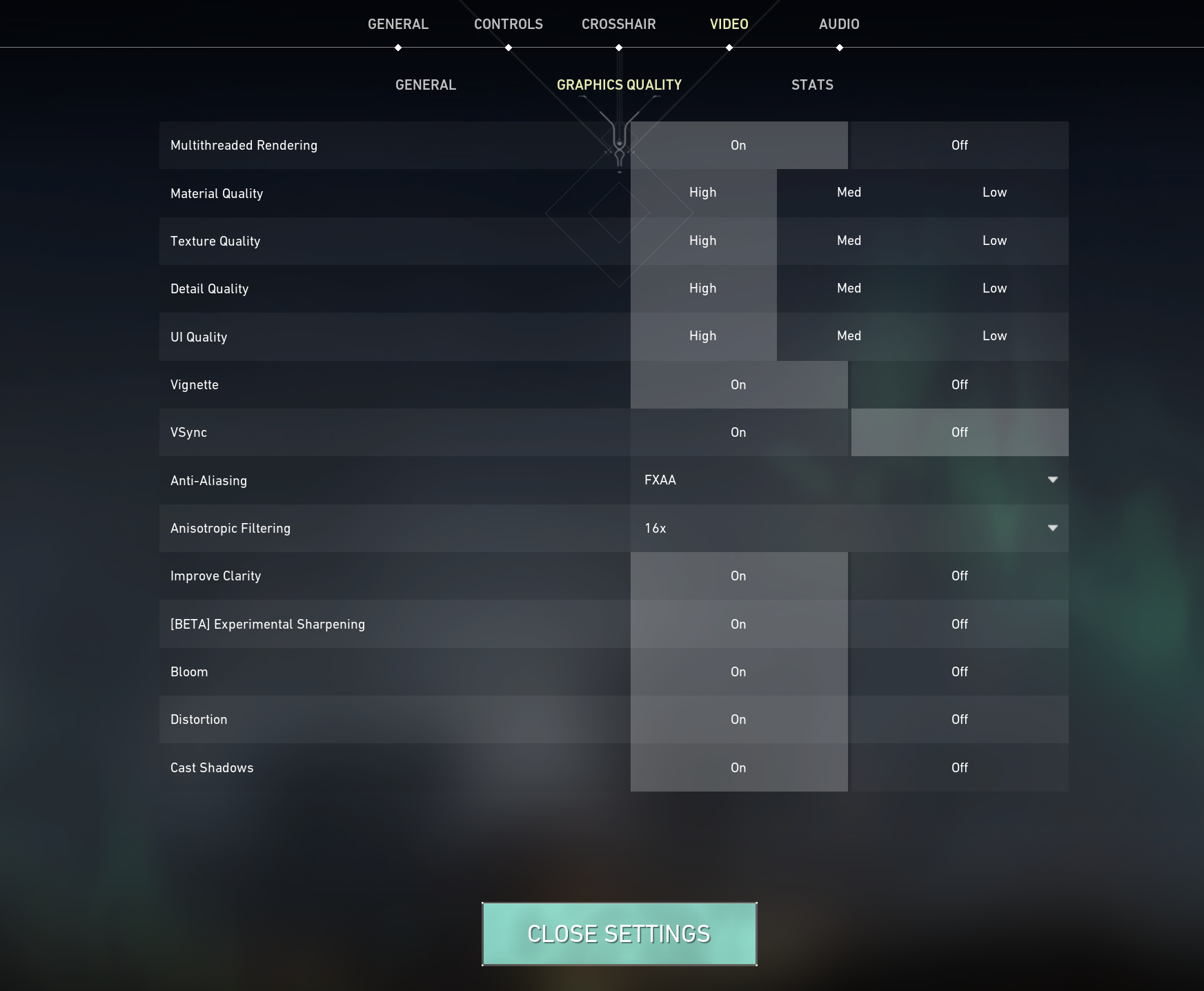 In-Game 60FPS Stock Problem - VALORANT