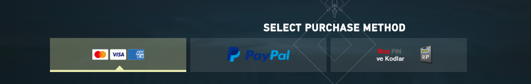 payment method - VALORANT