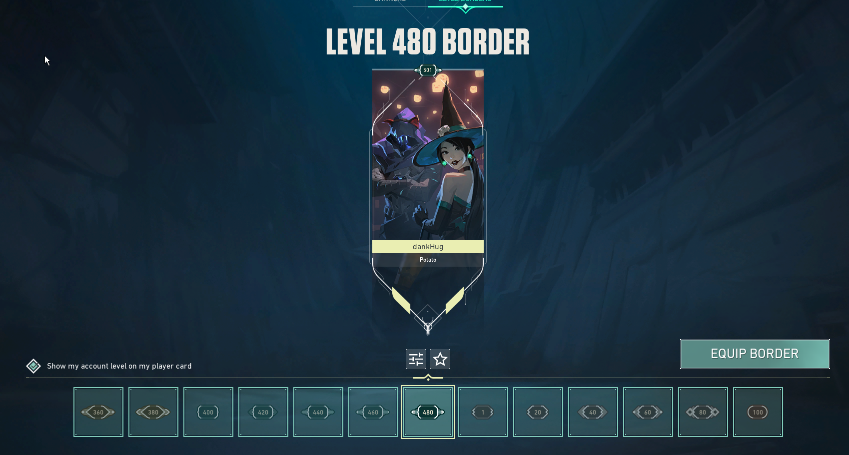 level 500 border? - VALORANT