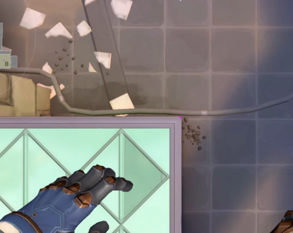 Cypher cage one-way for A main - VALORANT