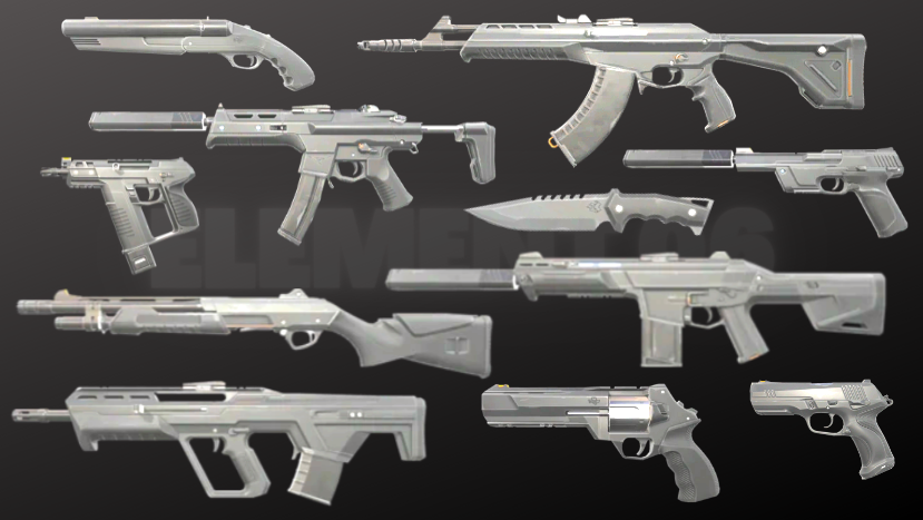 Imagine White Variants for default skins... - VALORANT