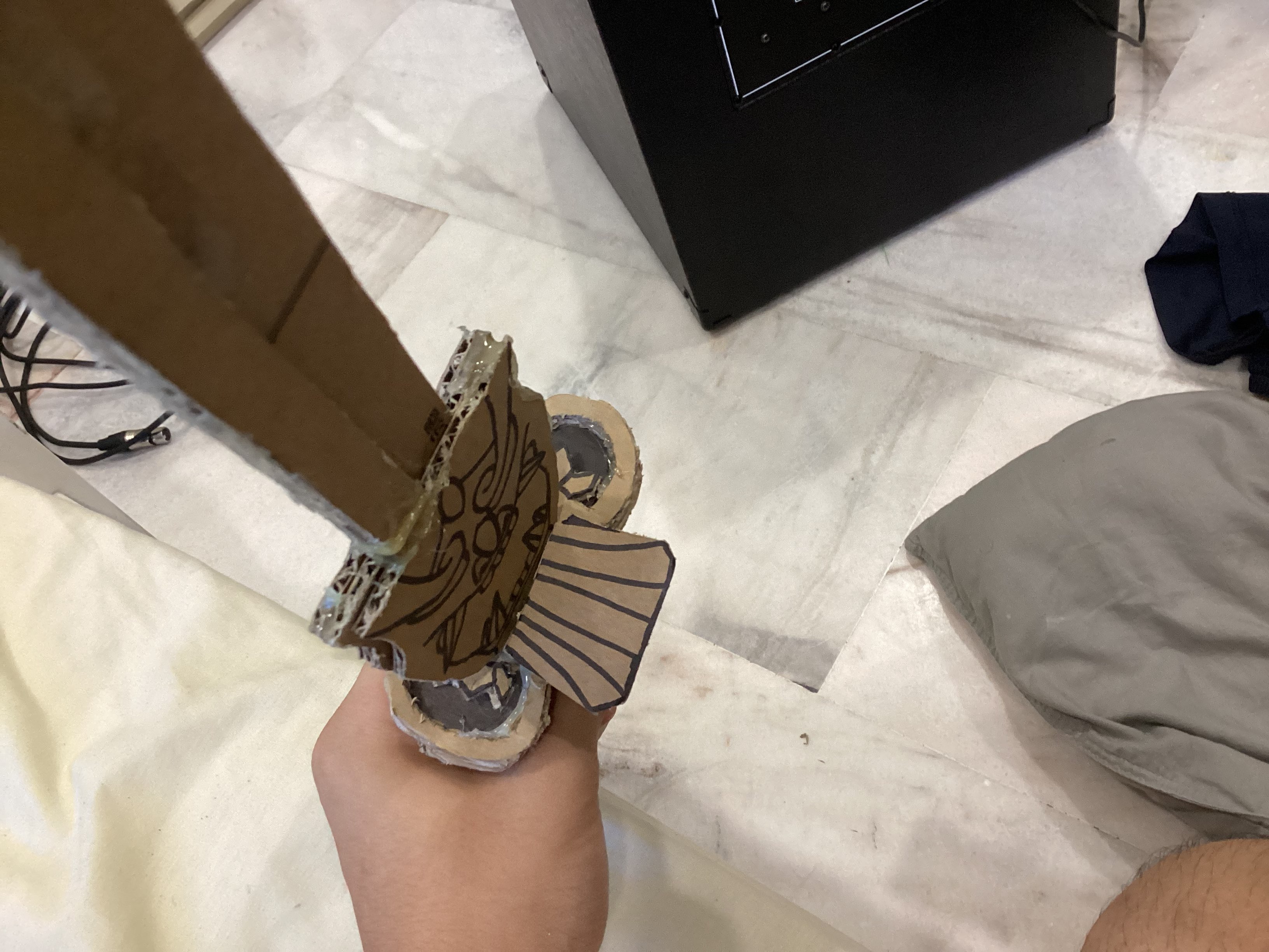 made onii katana out of cardboard - VALORANT