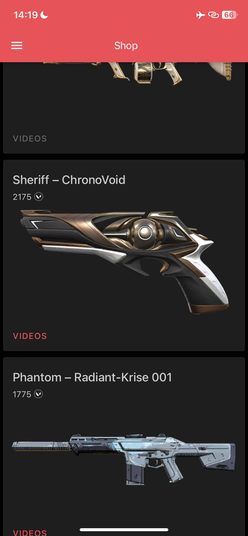 I want chronovoid sheriff - VALORANT