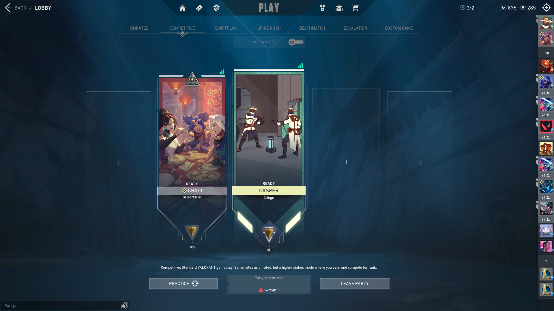 7 days ban - VALORANT