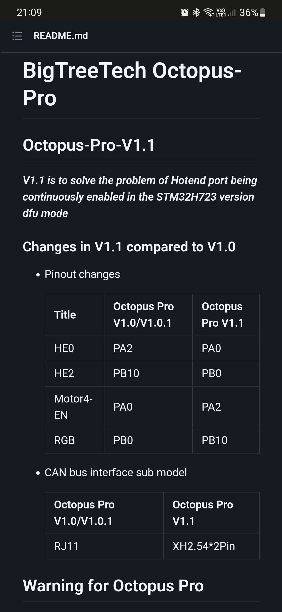 Octopus Pro H723 v1.1 - Rat Rig Community [Unofficial]