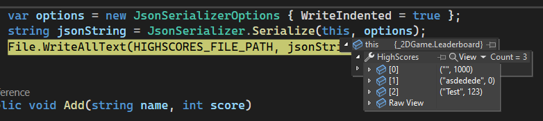 JsonSerializer serializes list as if its entries were empty - C#