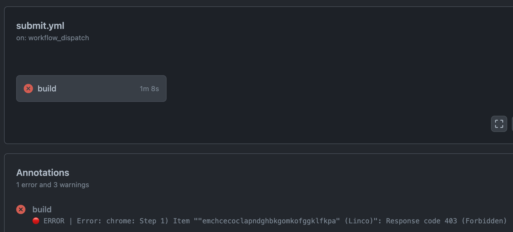 github action permission denied - 🧩 Plasmo Developers