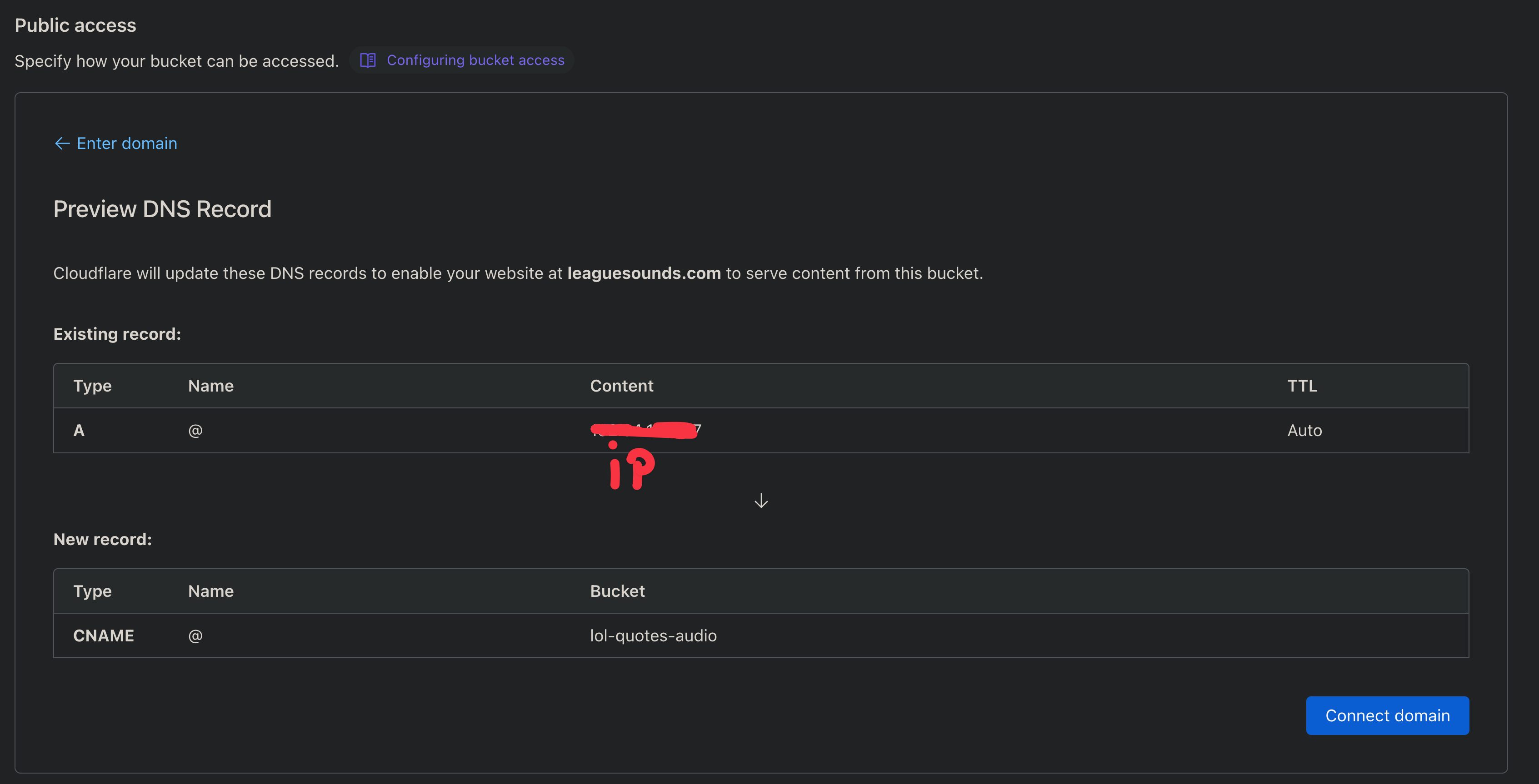 Adding custom domain in public buckets DNS record issue - Cloudflare Developers