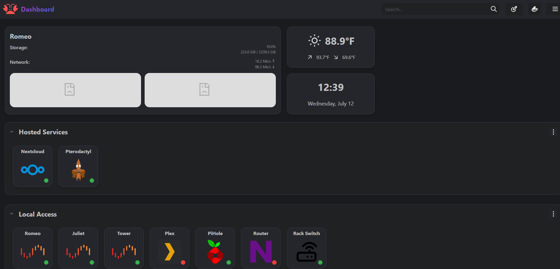 Connecting multiple servers with dashdot/Reverse Proxying with nginx - Homarr