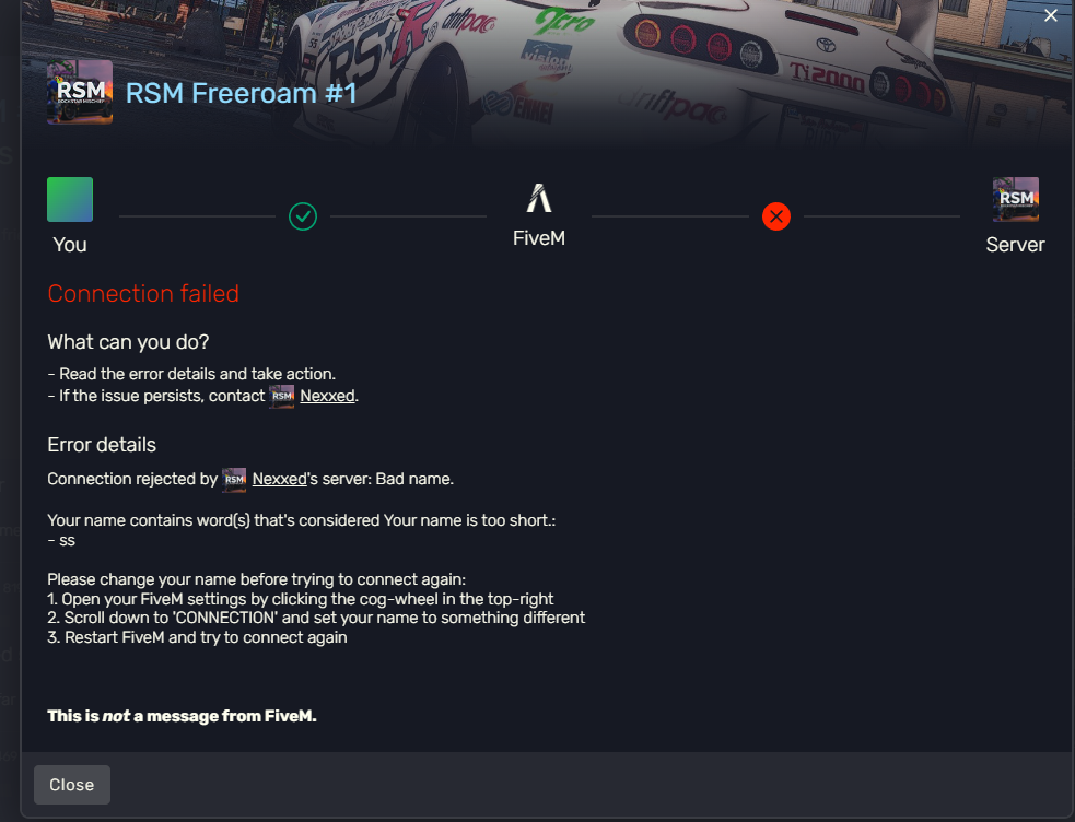 problem - RSM.GG ~ Freeroam