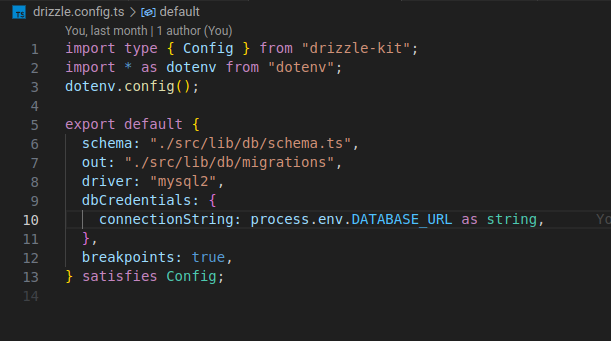 Invalid Config File When Doing Any Command With Drizzle Kit Drizzle Team