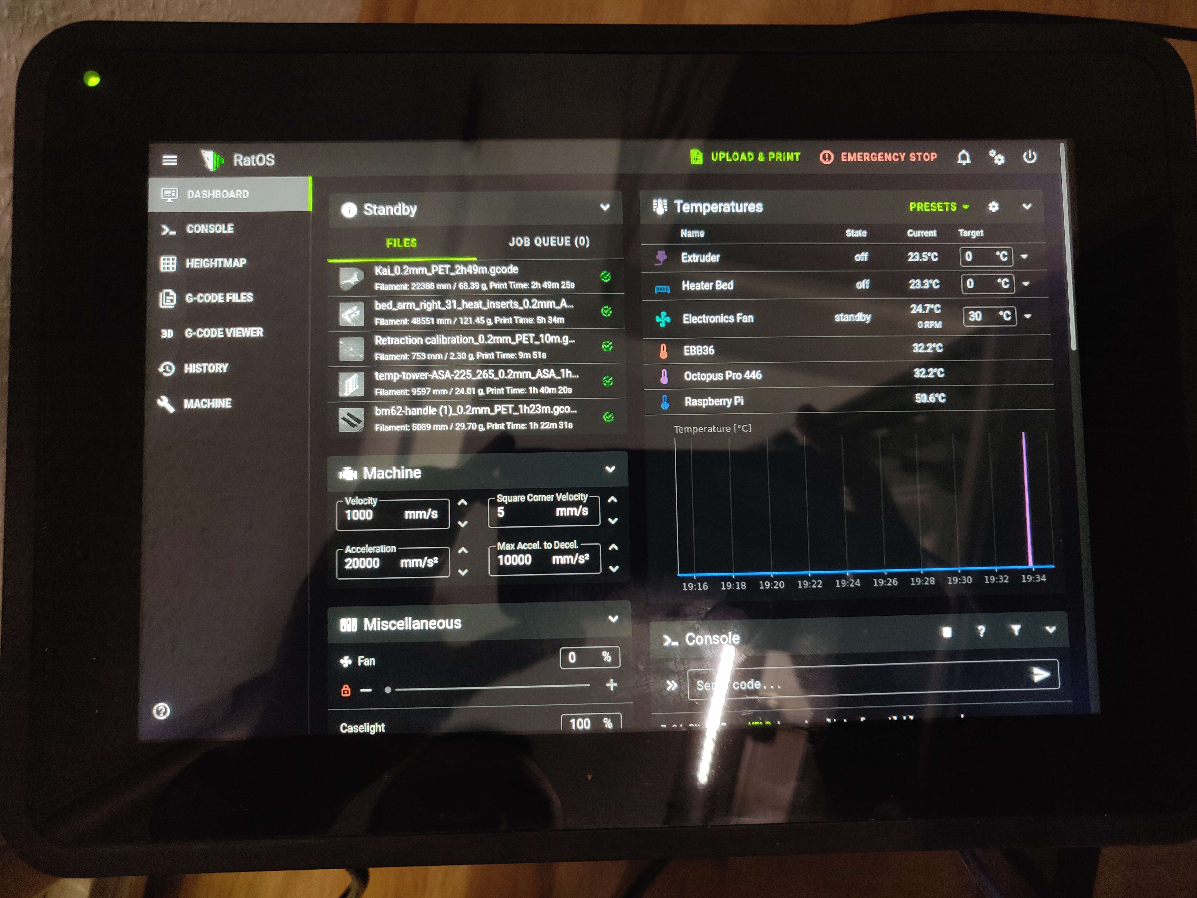 Replacing Klipperscreen with Mainsail Interface on display - Rat Rig ...