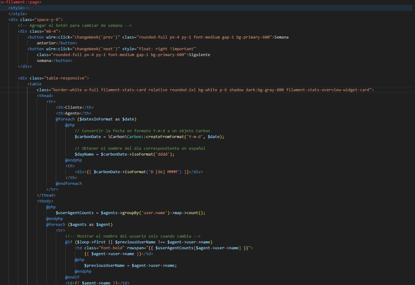 Use Filament v2 table style in a custom table - Filament