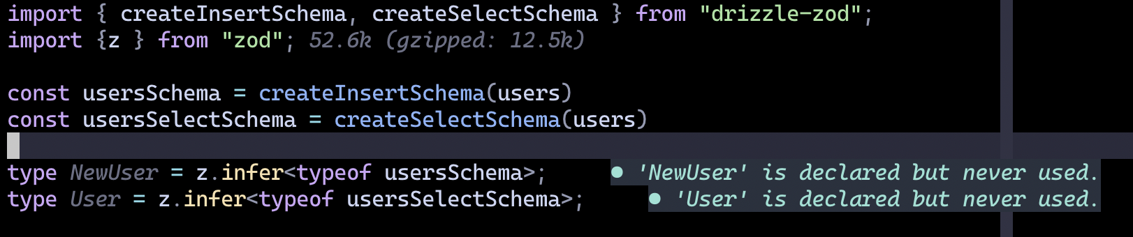 Issue With Drizzle Zod Due To A Type Mismatch Between The Zodobject And Zodtype Types