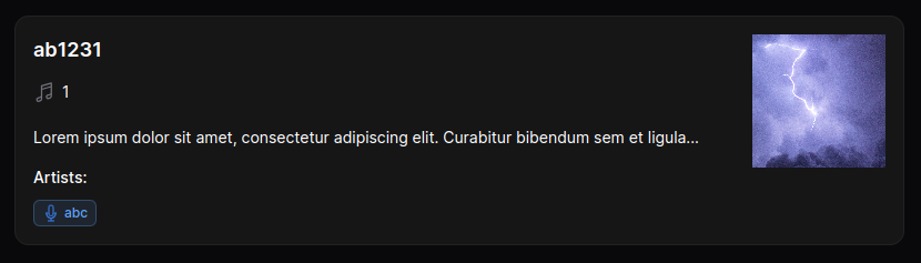 Infolist With Repeatableentry Filament