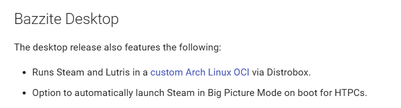 Can you point me the way to read about how to run Bazzite desktop ...