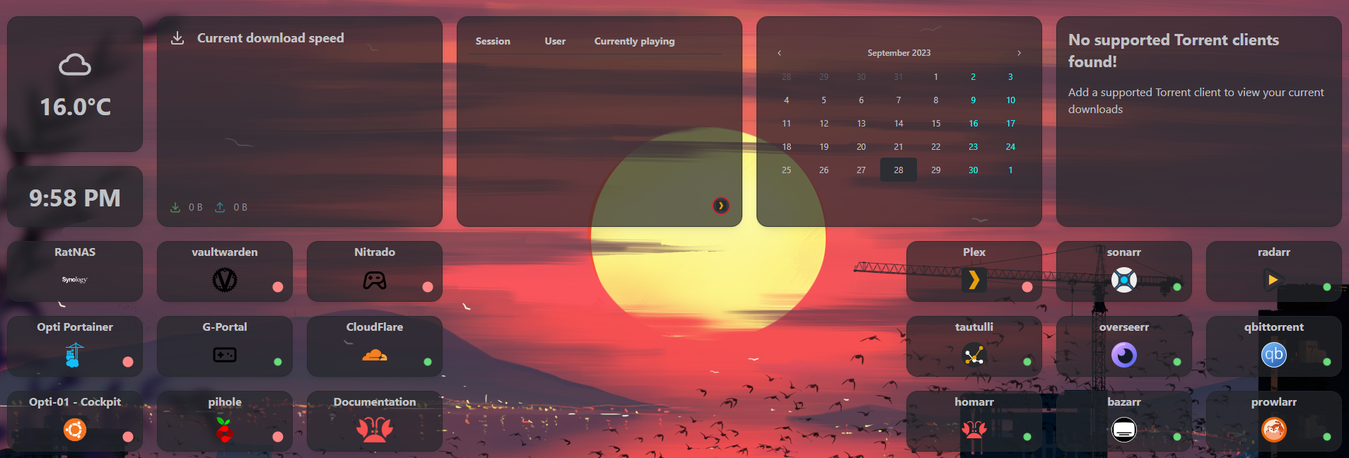 Integrations widgets broken after removing "Welcome to Homarr" Category ...