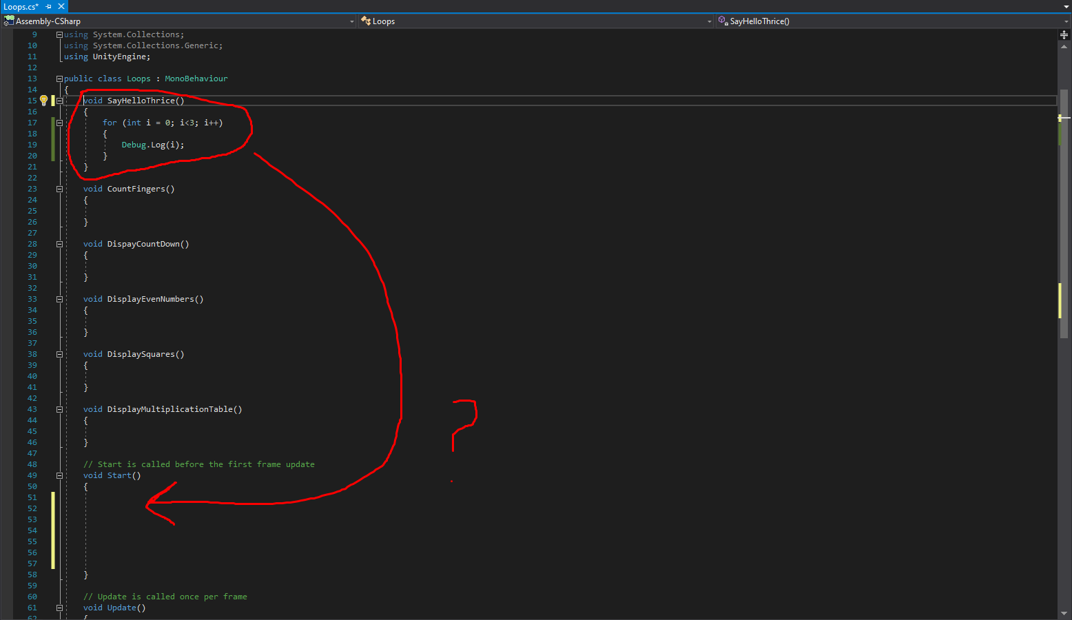 Method calling help - C#