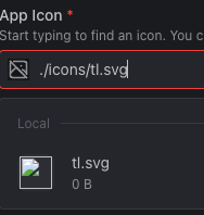 Creating my own icons - Homarr