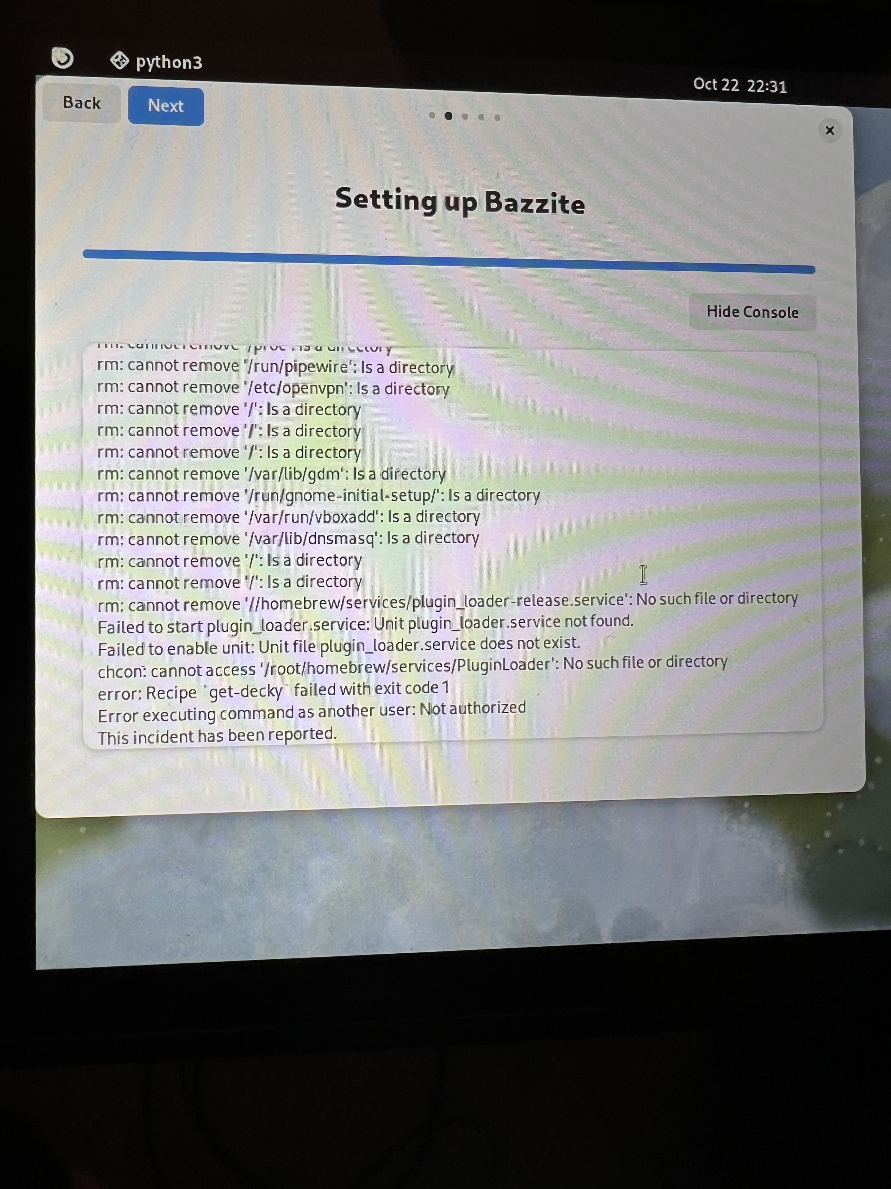 Issues on fresh install of bazzite-deck-gnome - Universal Blue