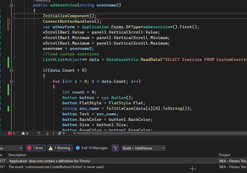 Sql Statement Only Returning One Row C