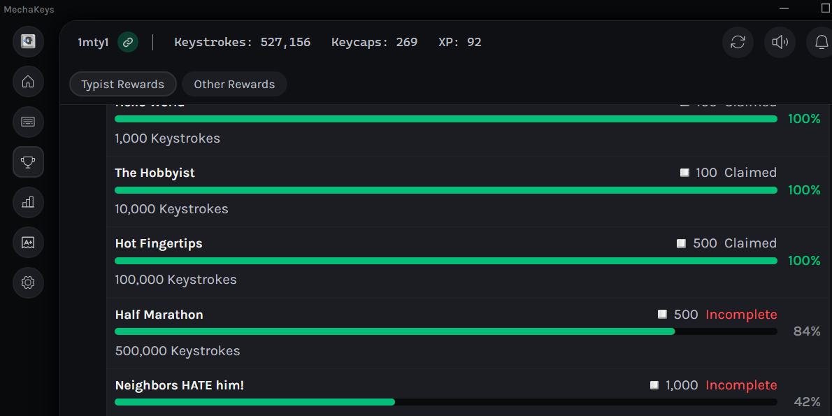 new bug idk - MechaKeys