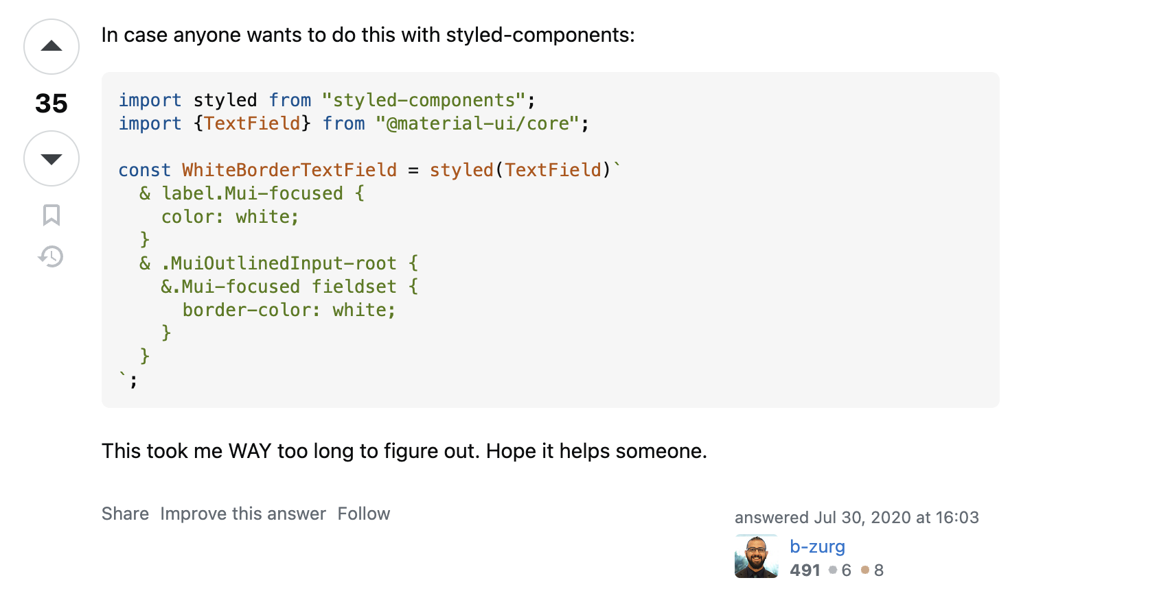 How To Style Single Mui Components Like Textfields Kevin Powell Community 