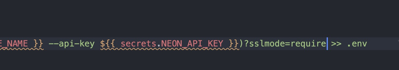 Generate drizzle migrations and push with drizzle kit with github actions for preview ...