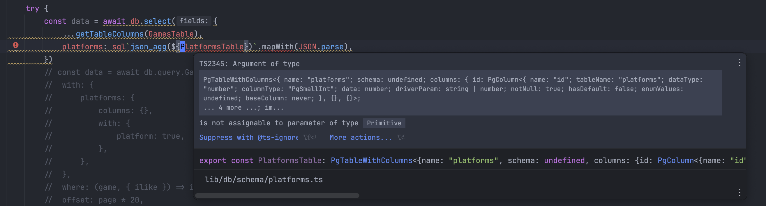 Map casing when using sql`` operator - Drizzle Team