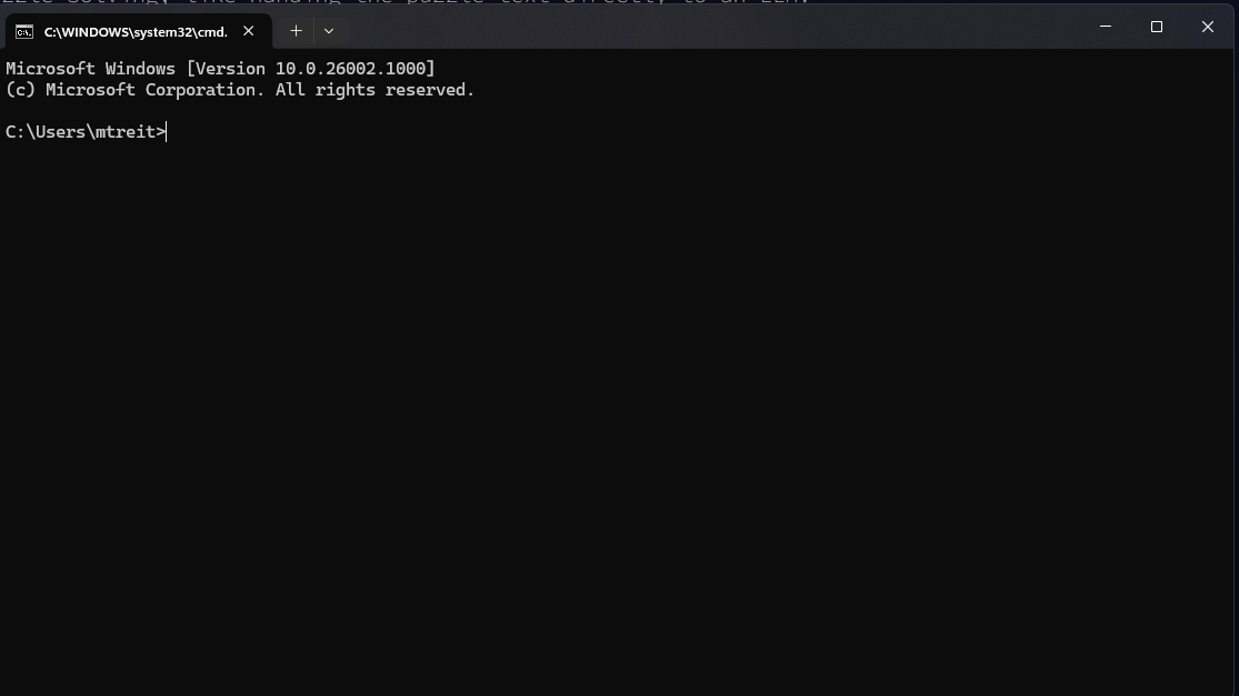 uE0B0 working in VSC Terminal but not cmd.exe - C#