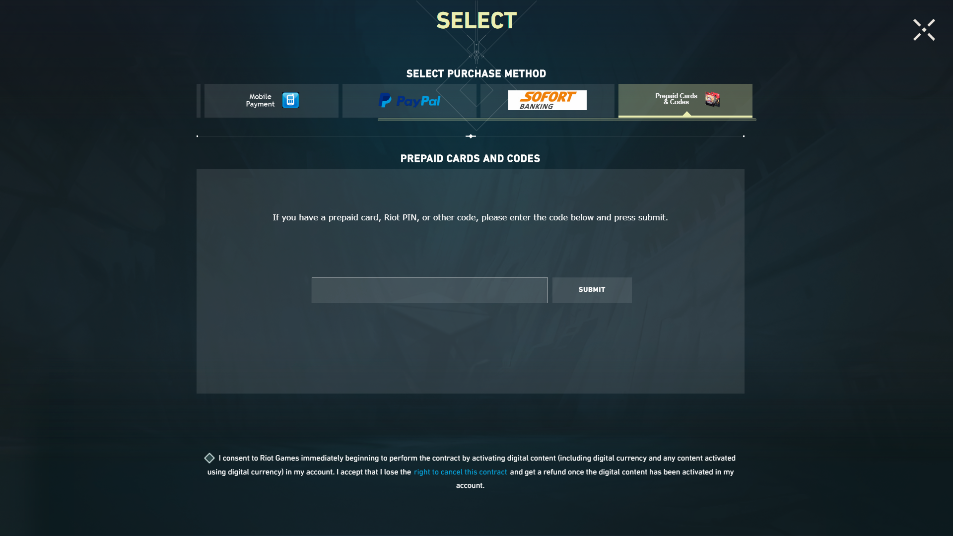 valo gift card - VALORANT