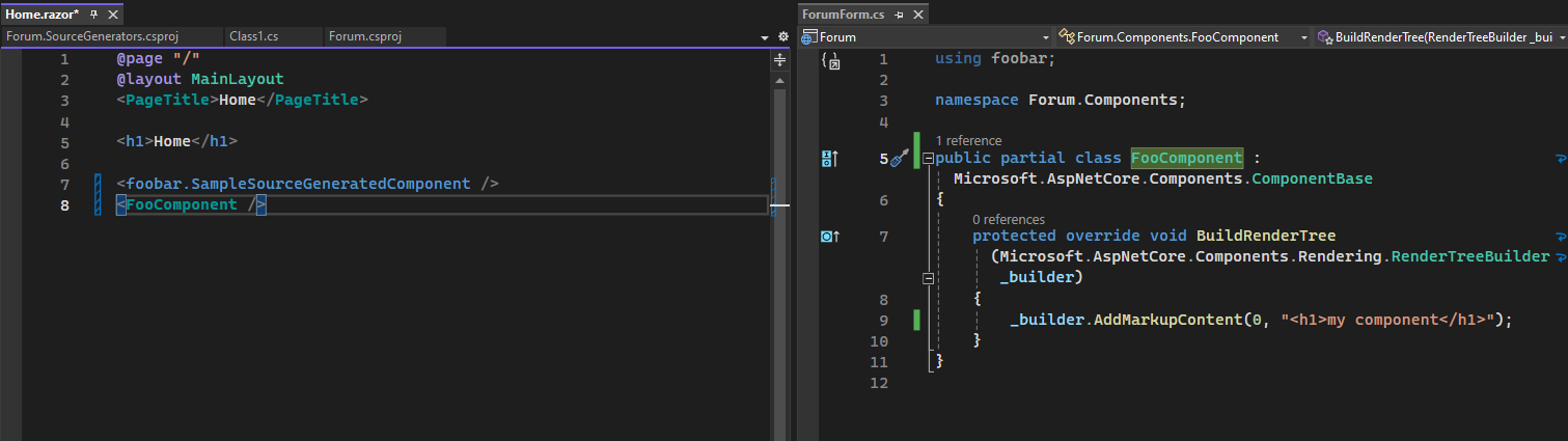 source generator razor components - C#