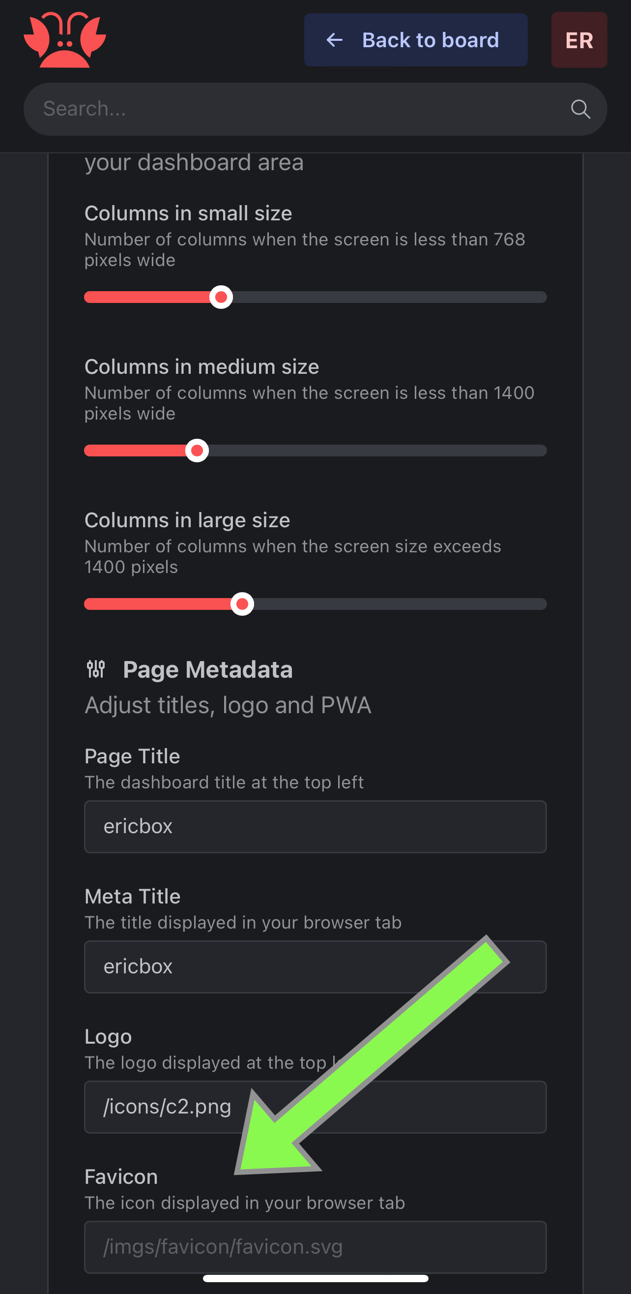 Changing PWA Icon Source? - Homarr