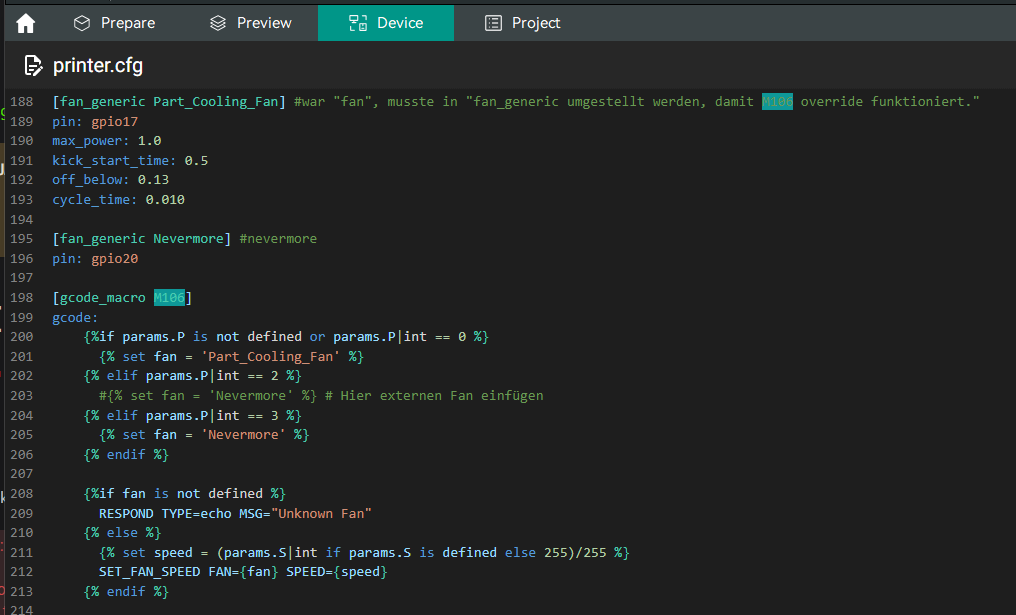 gcode command M106 already registered - Rat Rig Community [Unofficial]
