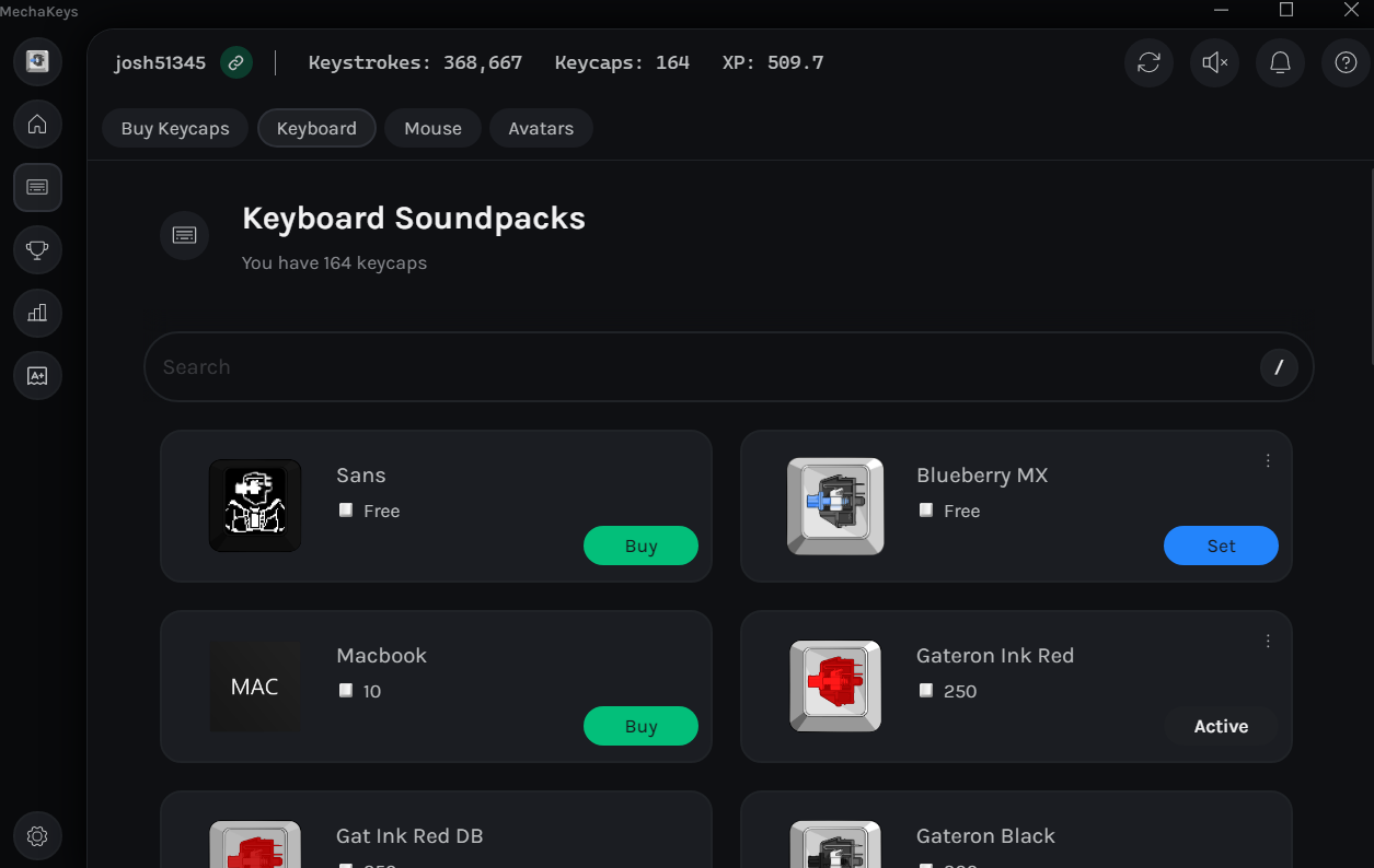 logging me out - MechaKeys