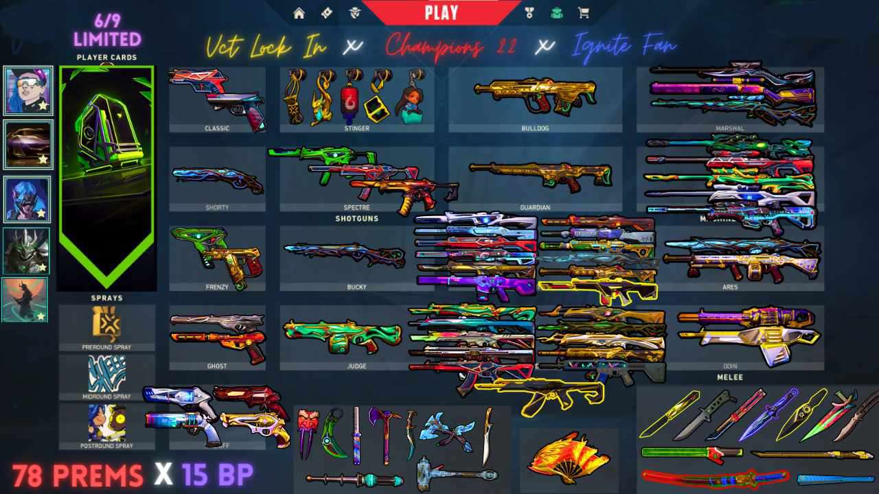 Inventory Edits - VALORANT