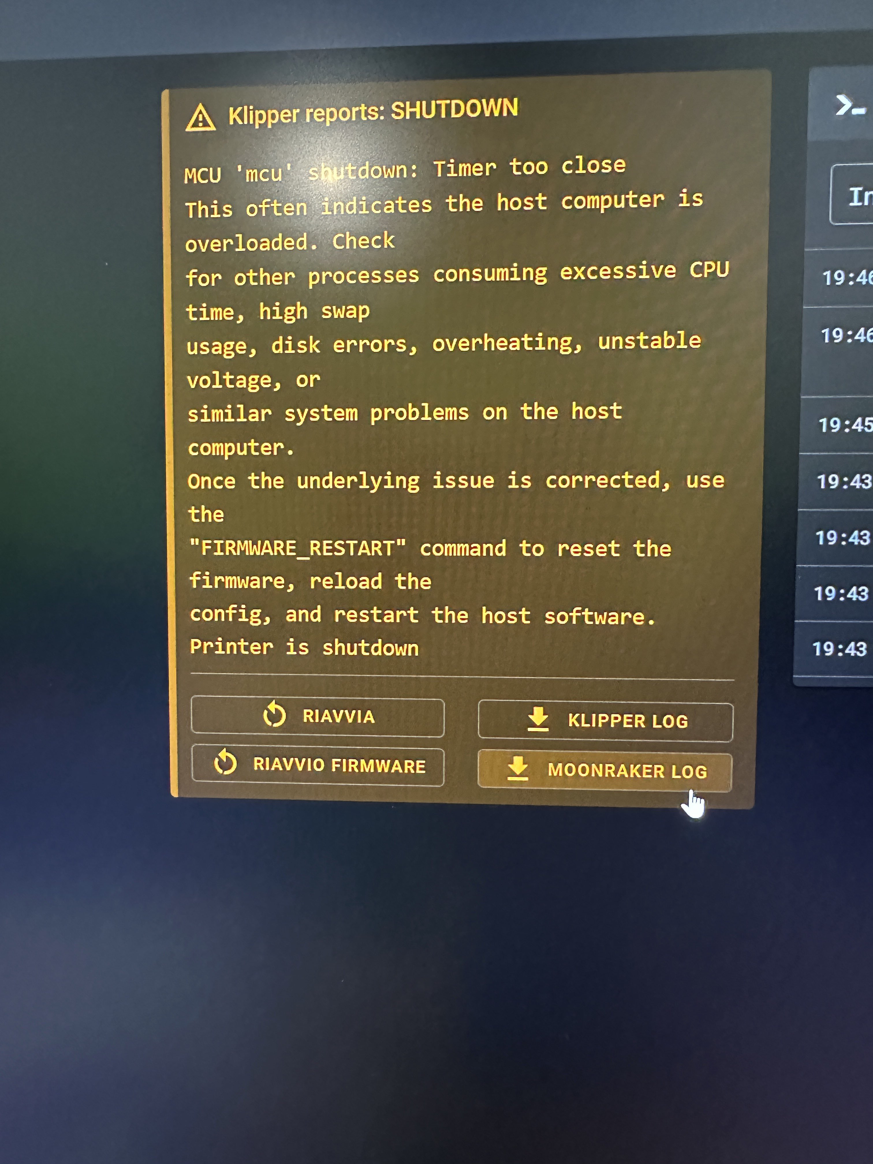 arc fitting problem crash mcu - Rat Rig Community [Unofficial]