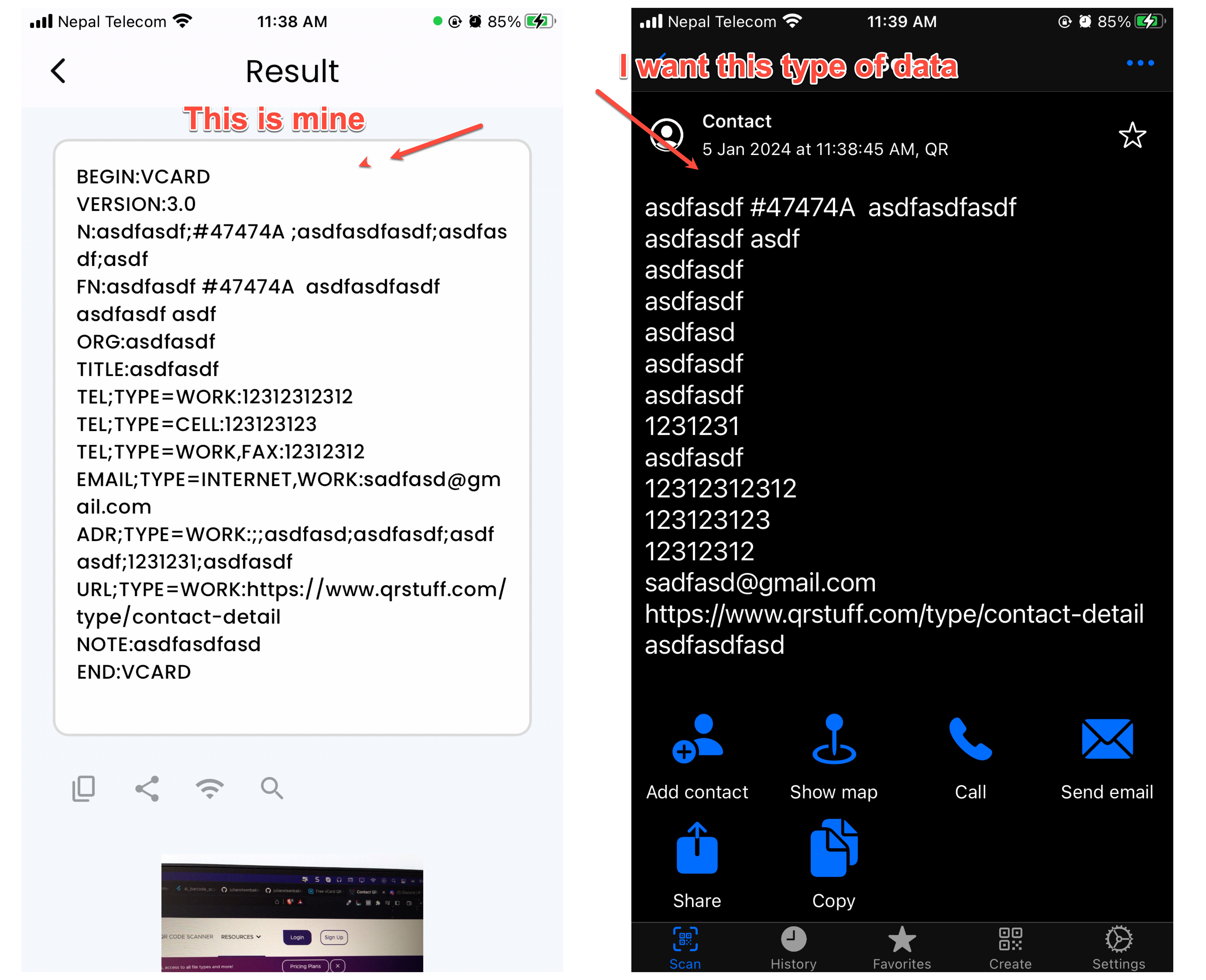 In flutter, Help me to extract data from qr scanner result - Kevin Powell - Community