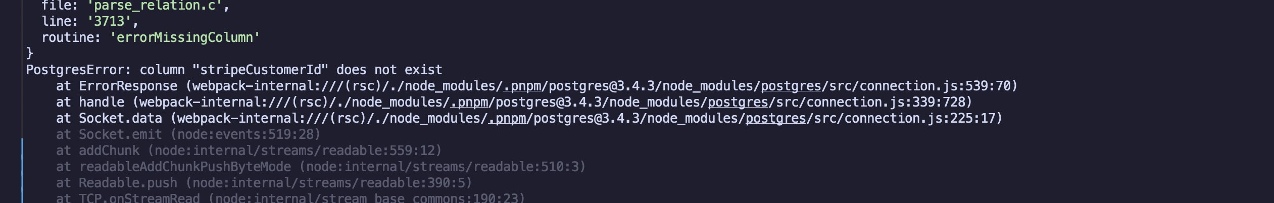 Column Doesn T Exist Drizzle Team