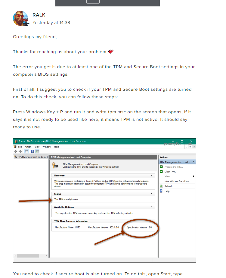 secure boot verification failure - VALORANT