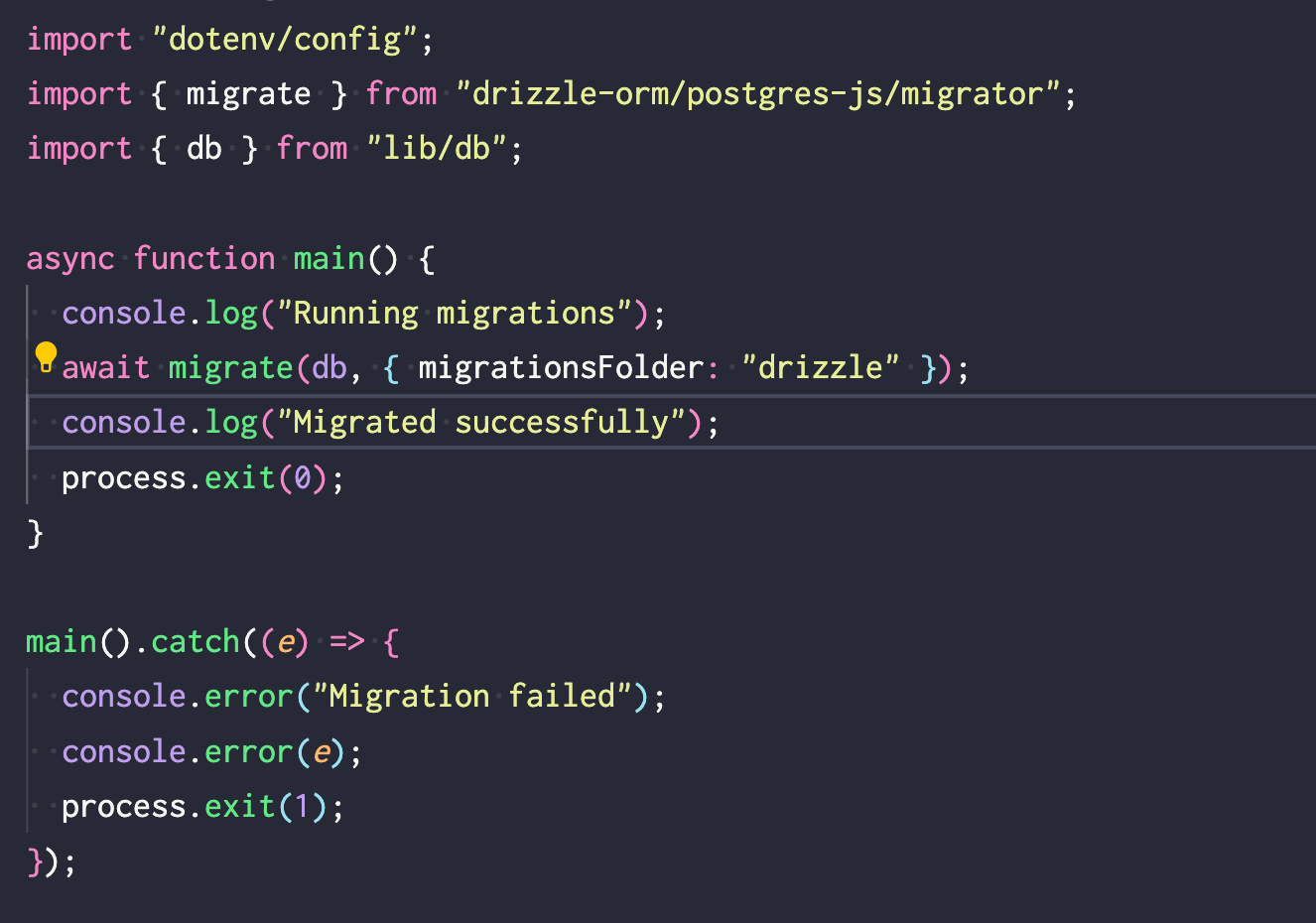 Migration hangs ? - Drizzle Team