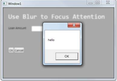C# dialog form with blur background - C#
