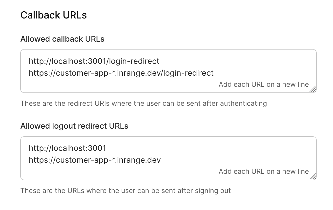 Wildcards in callback URLs bug - Kinde