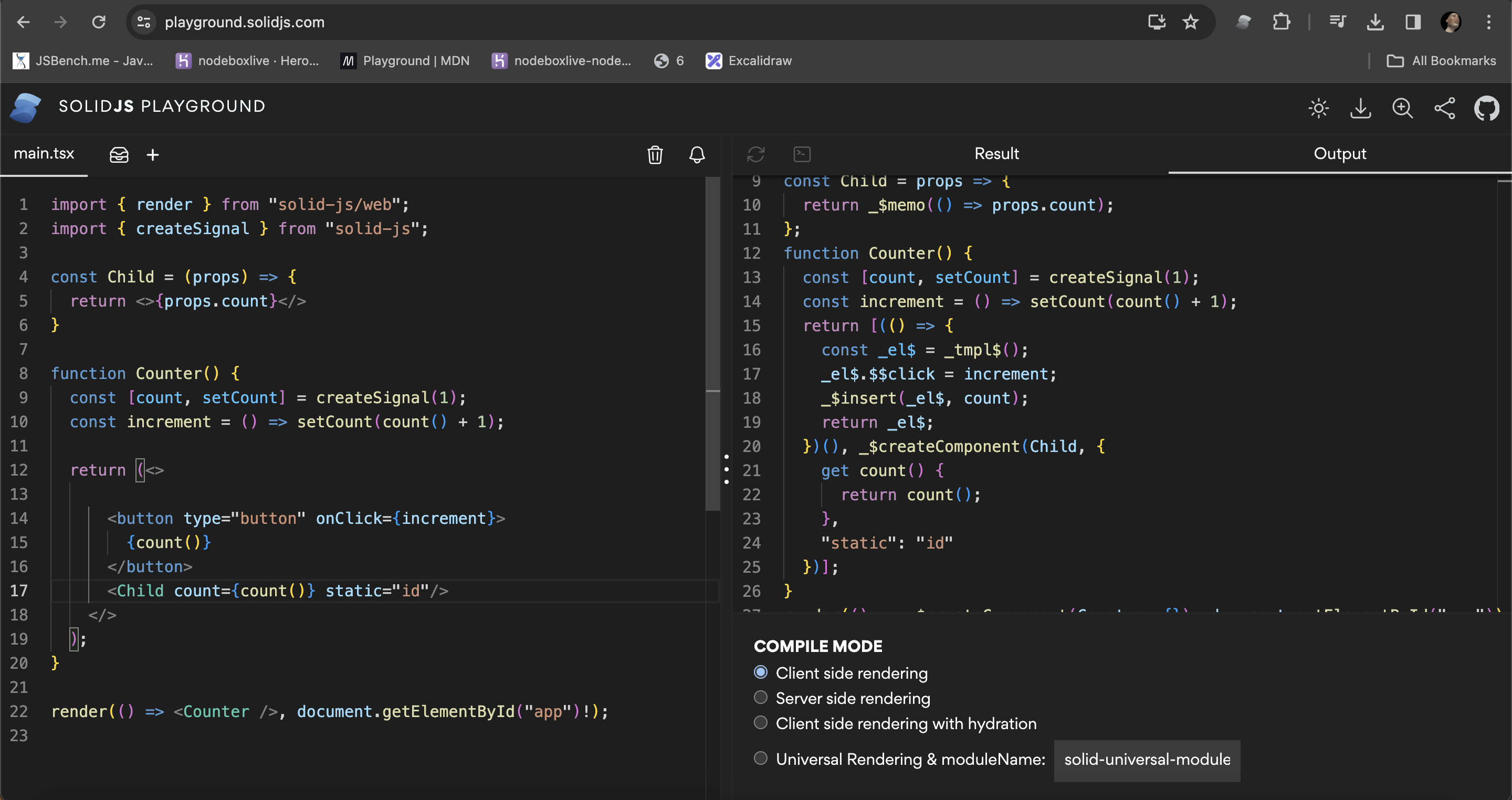 Is there any secure alternative to createEffect? - SolidJS