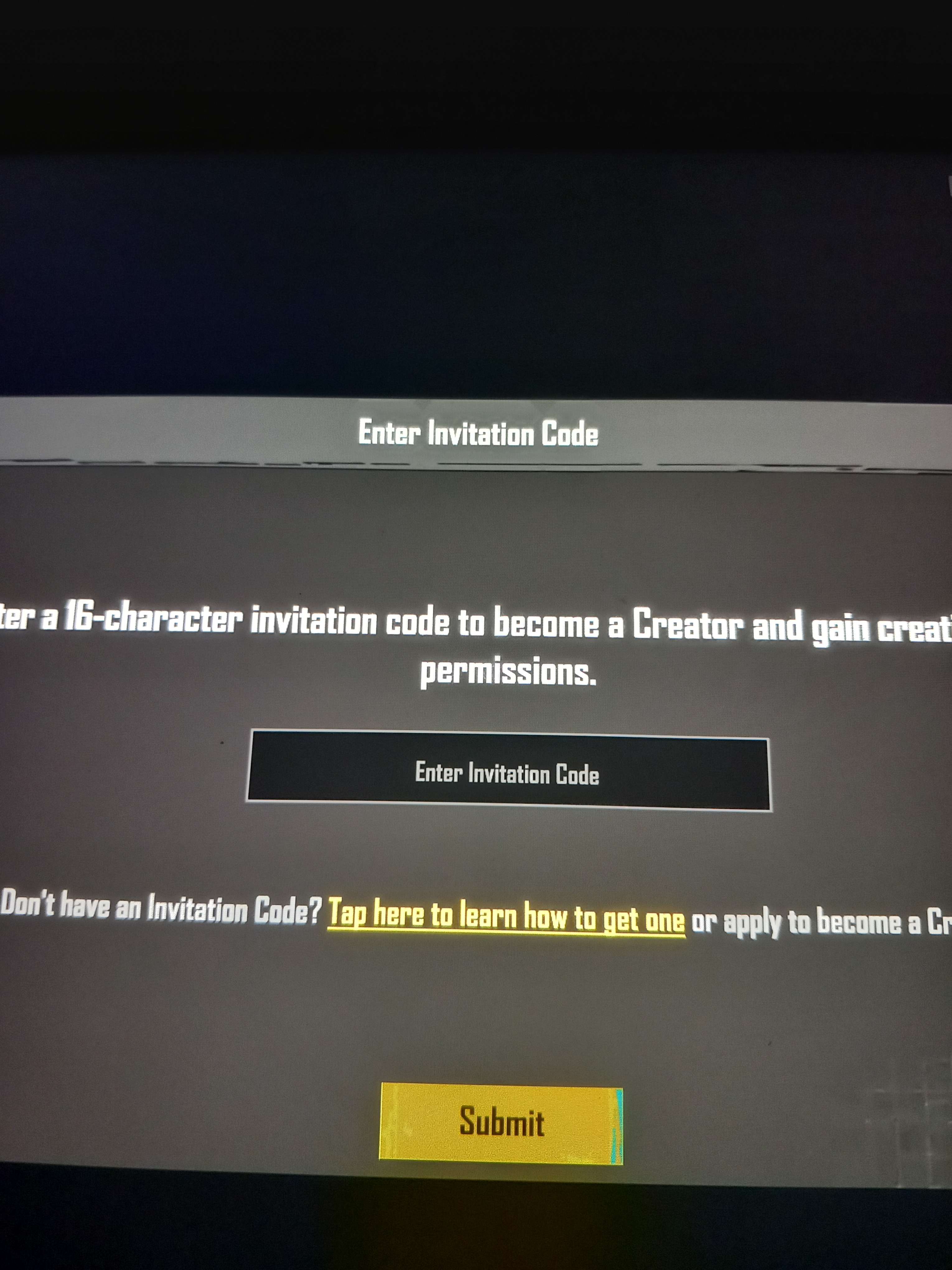 can I get creator code - PUBG MOBILE