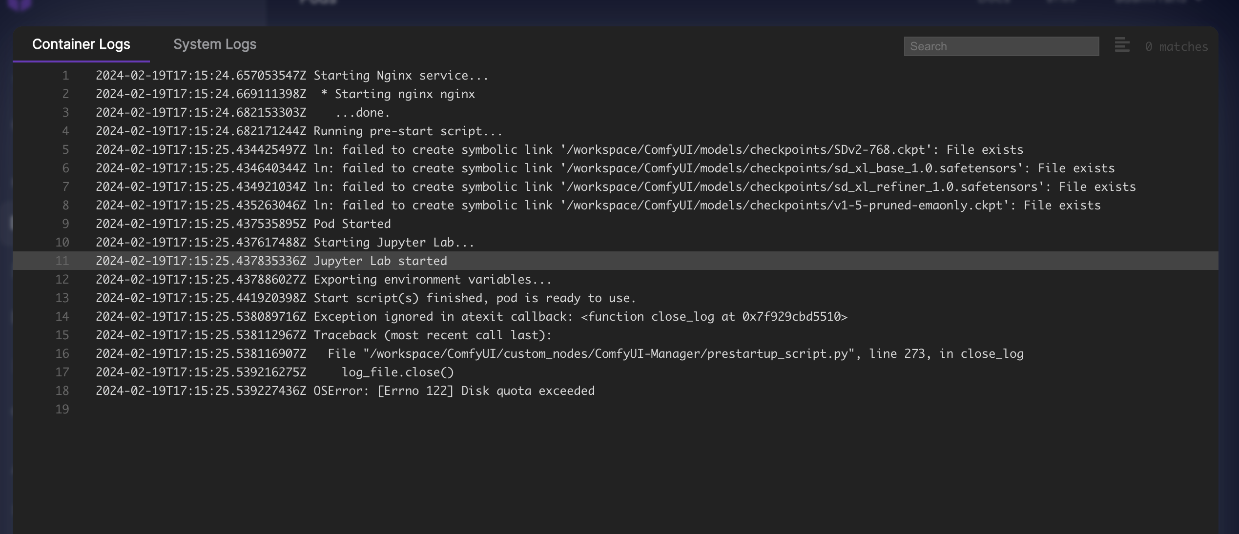 Zero GPU issue - RunPod