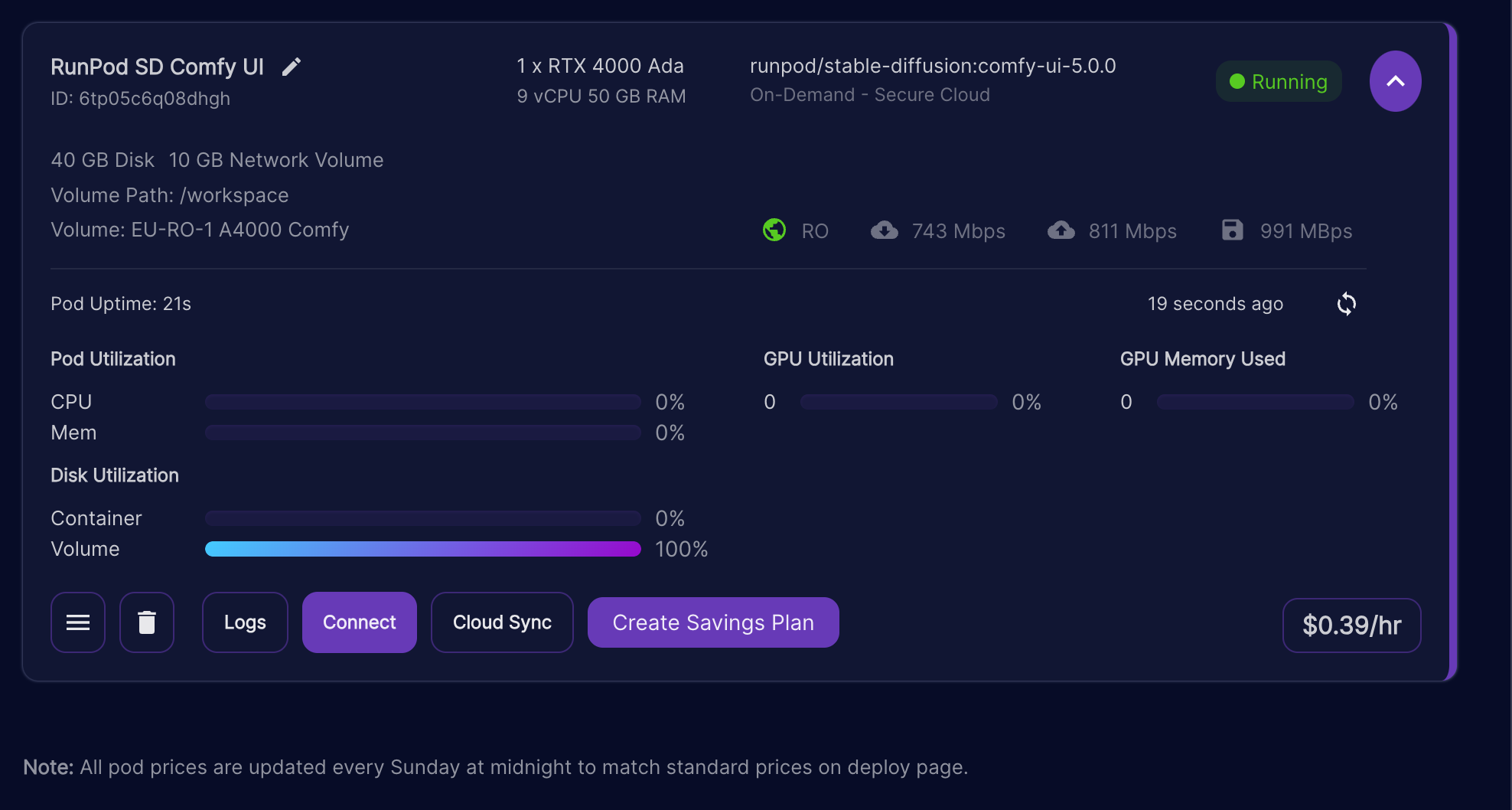 Zero GPU issue - RunPod
