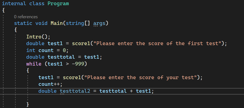 cant figure out how to calculate averages - C#