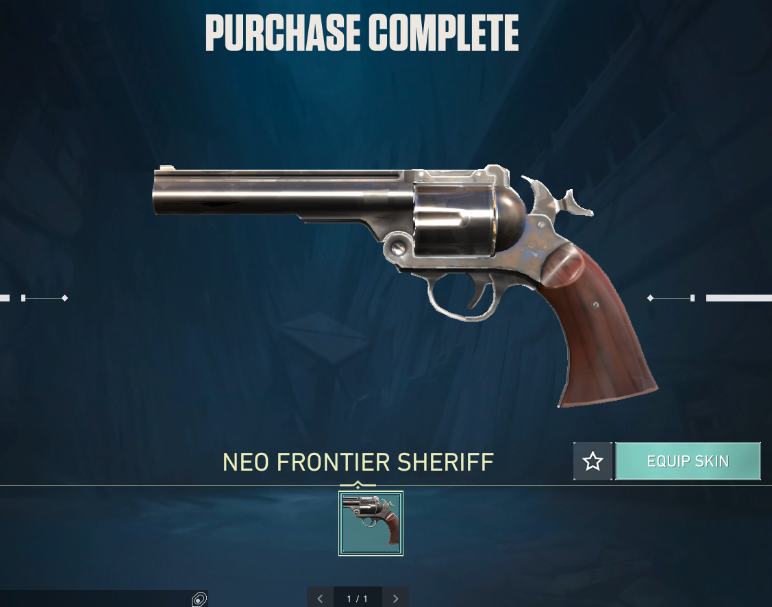 chat, do i buy neo frontier sheriff?!?!?!?!11111 - VALORANT