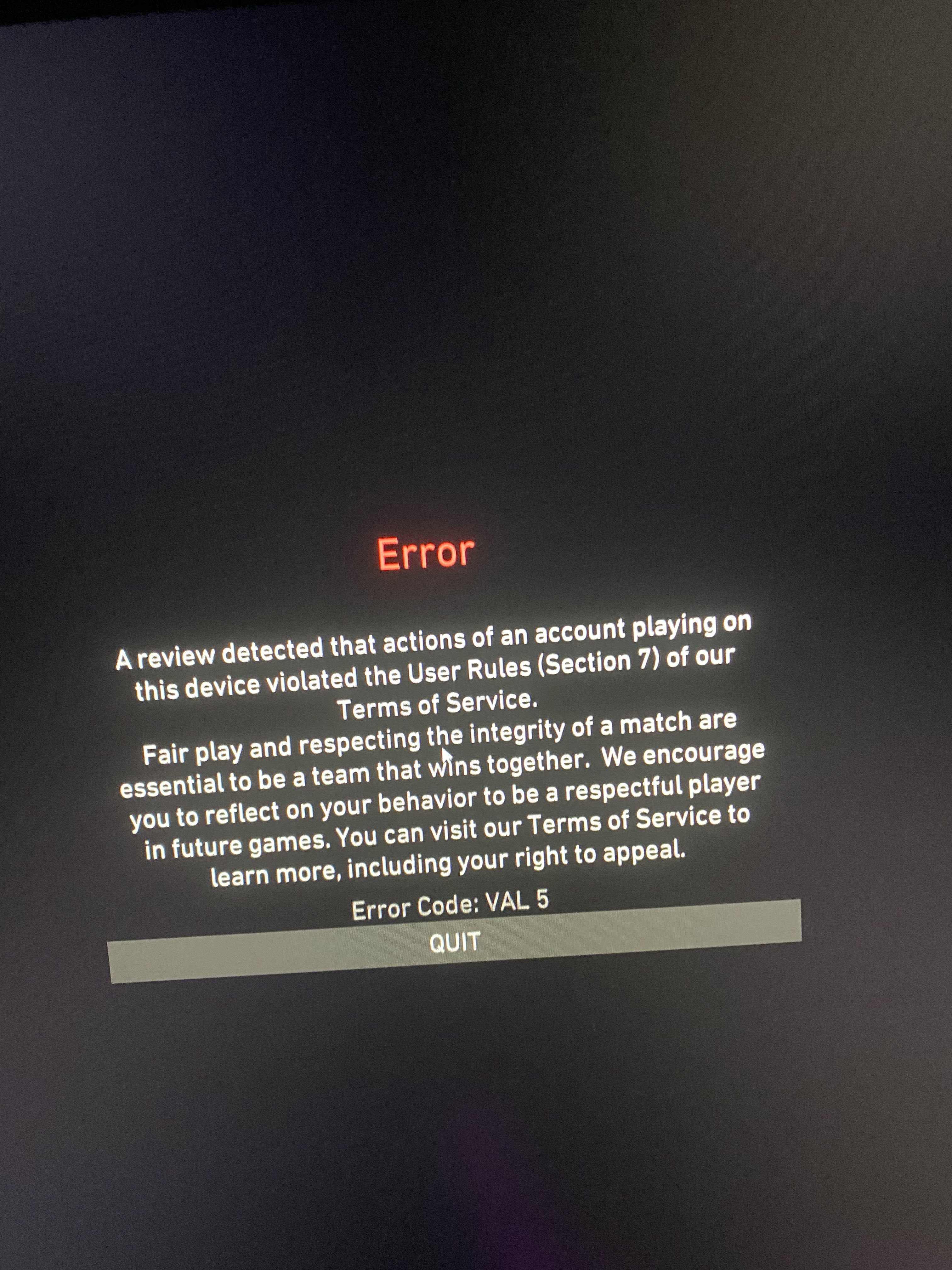 temporary suspension - VALORANT